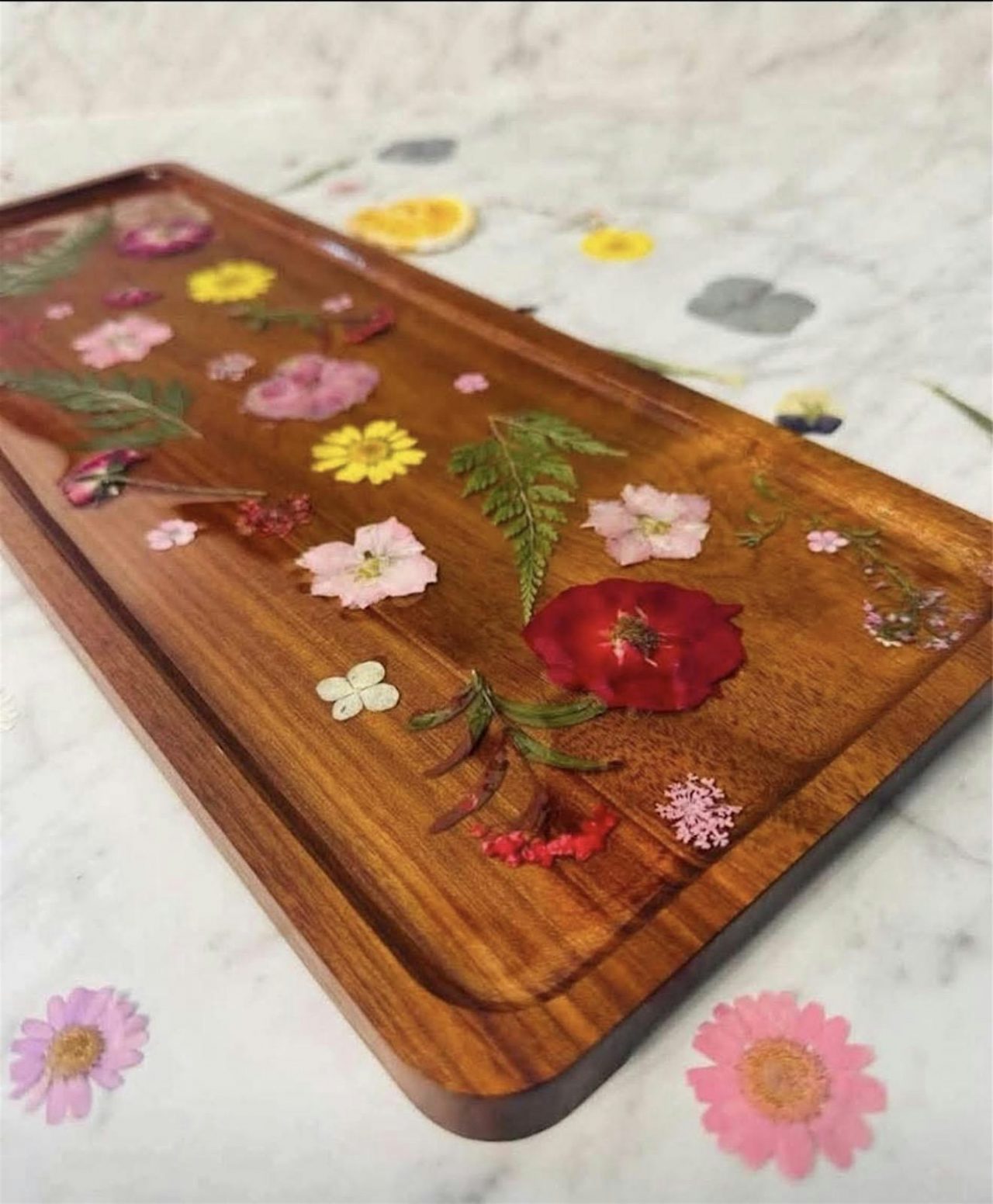 Make a food safe epoxy tray with Wine a Little Paint a Lot - Black Dog ...